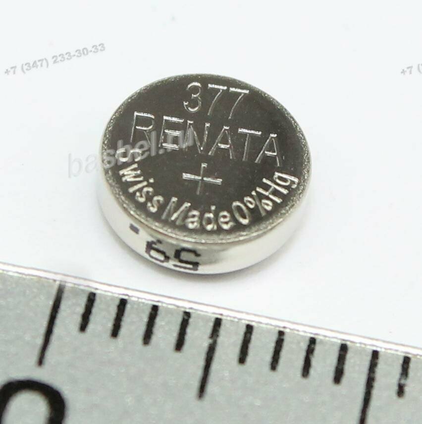 Батарейка Renata 377 (376, SR626SW, LR66, AG4)
