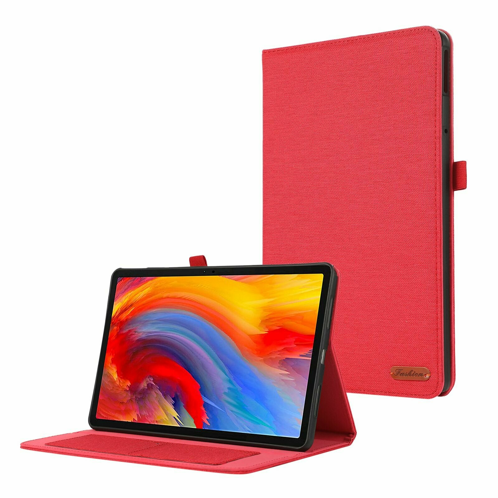 Чехол Pattern для Lenovo M11 Plus/Tab K11 Plus (TB352FU) 11.45 дюйма, 2024 года, красный