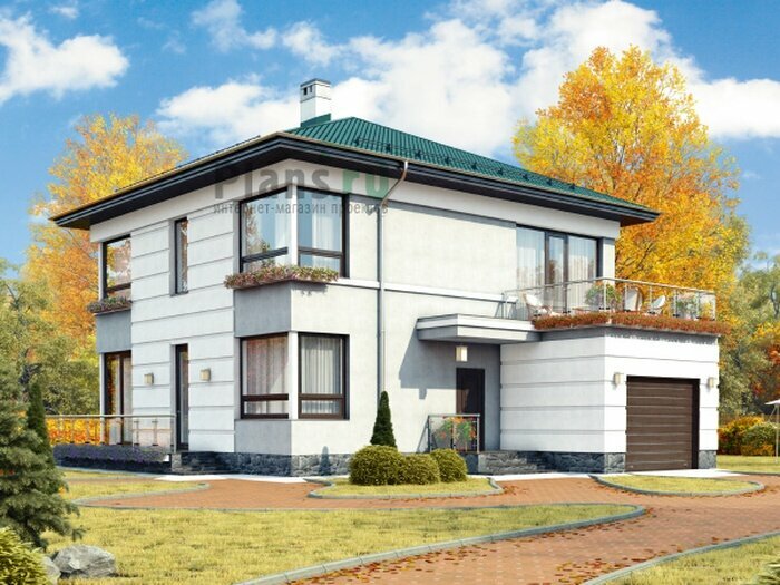 Проект дома Plans-58-88 (189 кв. м, газобетон)