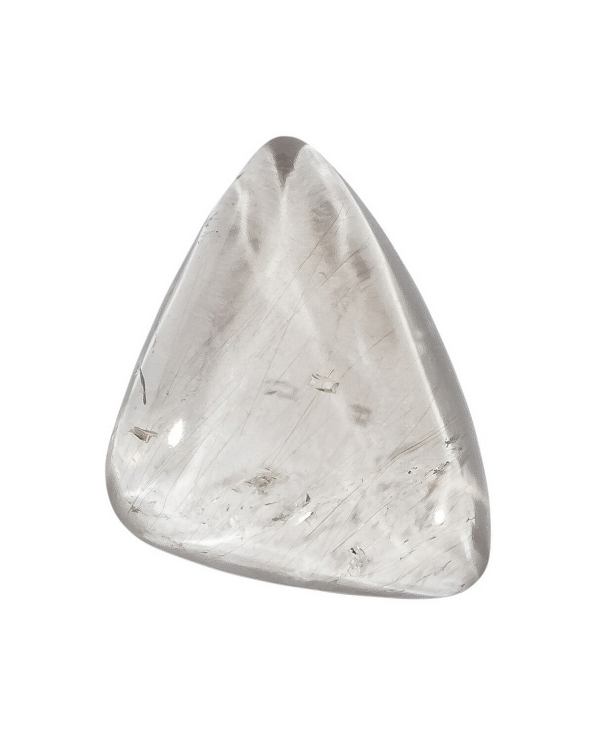 Кабошон Кварц рутиловый 33х25х10 мм.