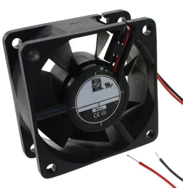 Вентилятор ORION ELECTRIC COMPANY OD6025-24HSS, Вентилятор осевой, 60х60х25мм, 24В DC, 3,6Вт, 42куб. м/ч, 0,12А, 1шт