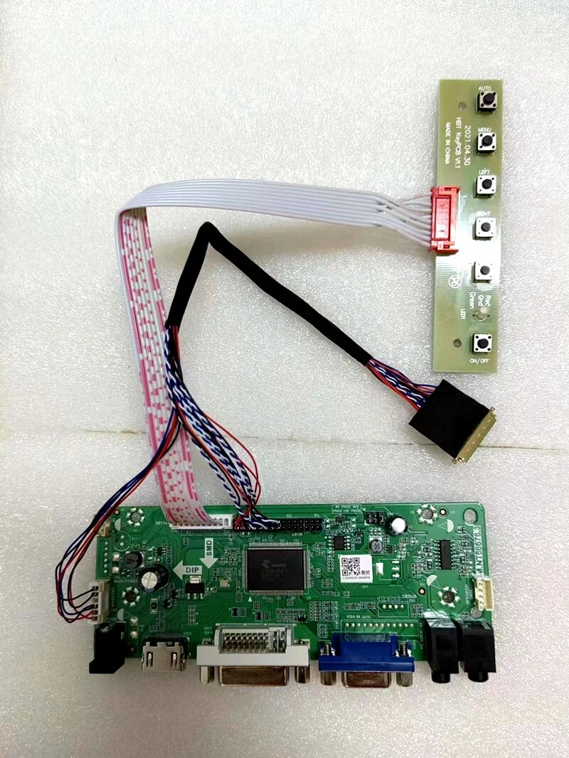 Yqwsyxl комплект контрольной платы монитора для HSD100IFW1 HSD100IFW1-A00 1024X600 HDMI + DVI + VGA ЖК-экрана, светодиодный контроллер, драйвер платы