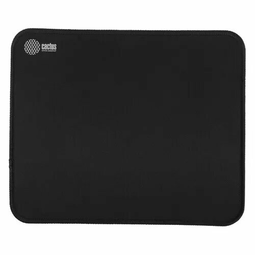 Коврик для мыши Cactus Black ткань, 300х250х3мм [cs-mpc-d01m]