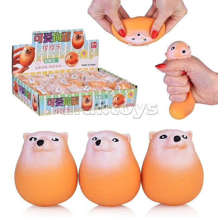 Игрушка-антистресс "Собачка", шибаку, Сиба Ину