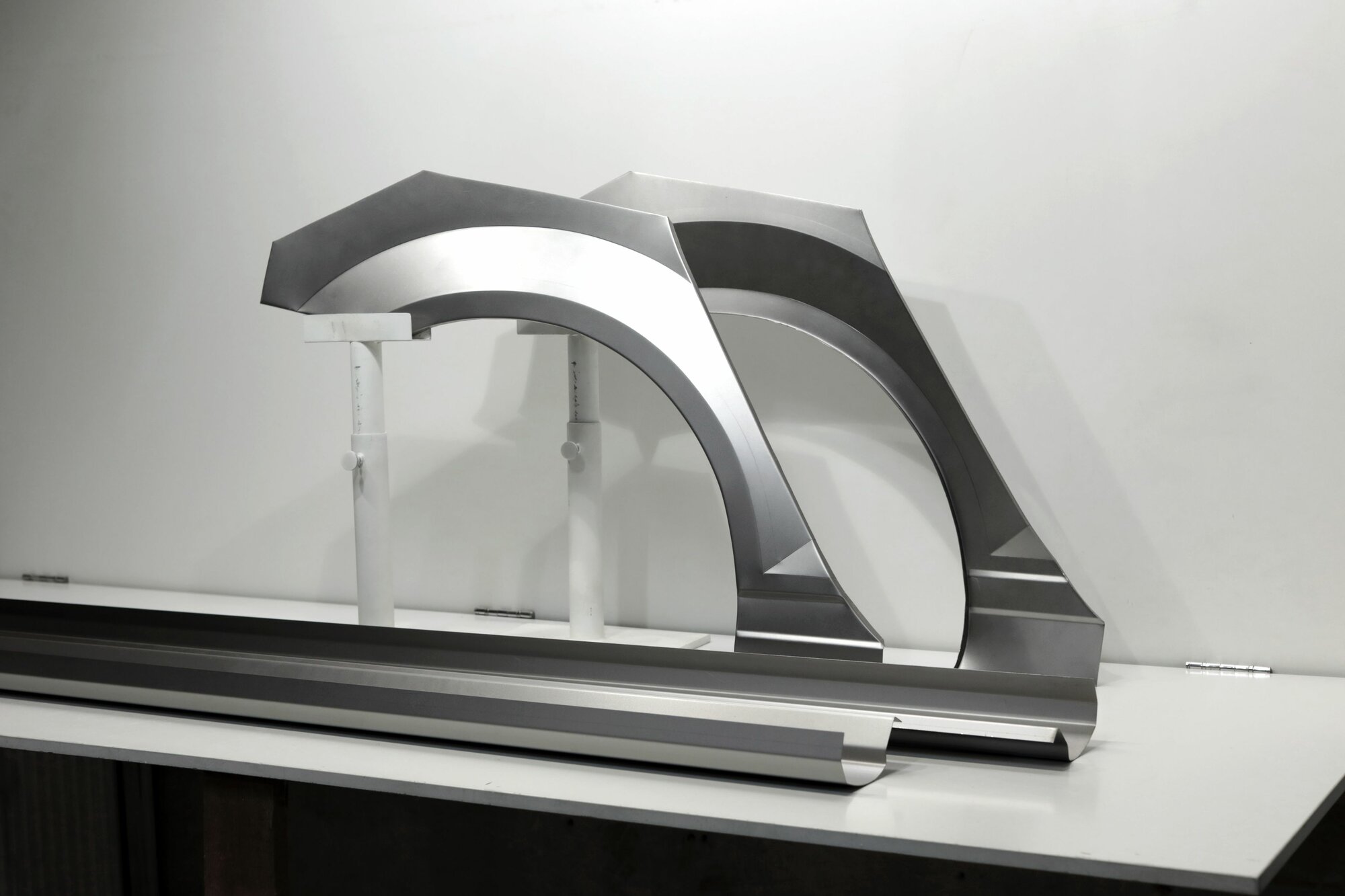 Кузовные ремонтные задние арки и пороги (комплект) для Audi A3 8P1 2003-2013 (ауди а3 8п), тип кузова - хэтчбэк, оцинкованная цинк сталь 0.8 мм и 1 мм