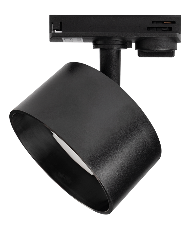 Трековый светильник Jazzway / Джазвей PTR 30 под лампу с цоколем GX53, поликарбонат черный, 15Вт 230В IP20, 84x45x95мм, 5049185 / осветительные приборы