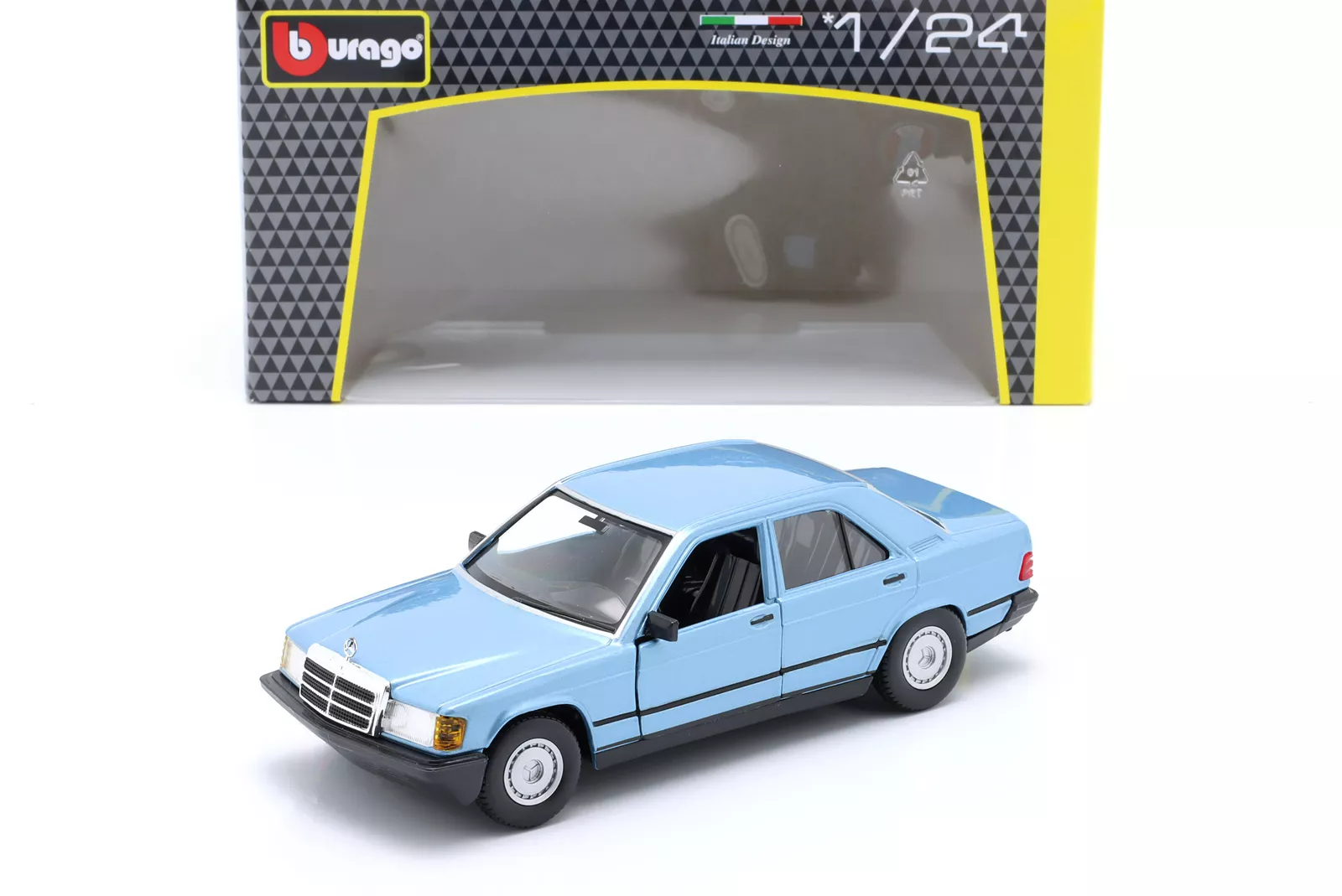 Машинка Bburago 1/24 - Mercedes-Benz 190E 1987 18-21103BU