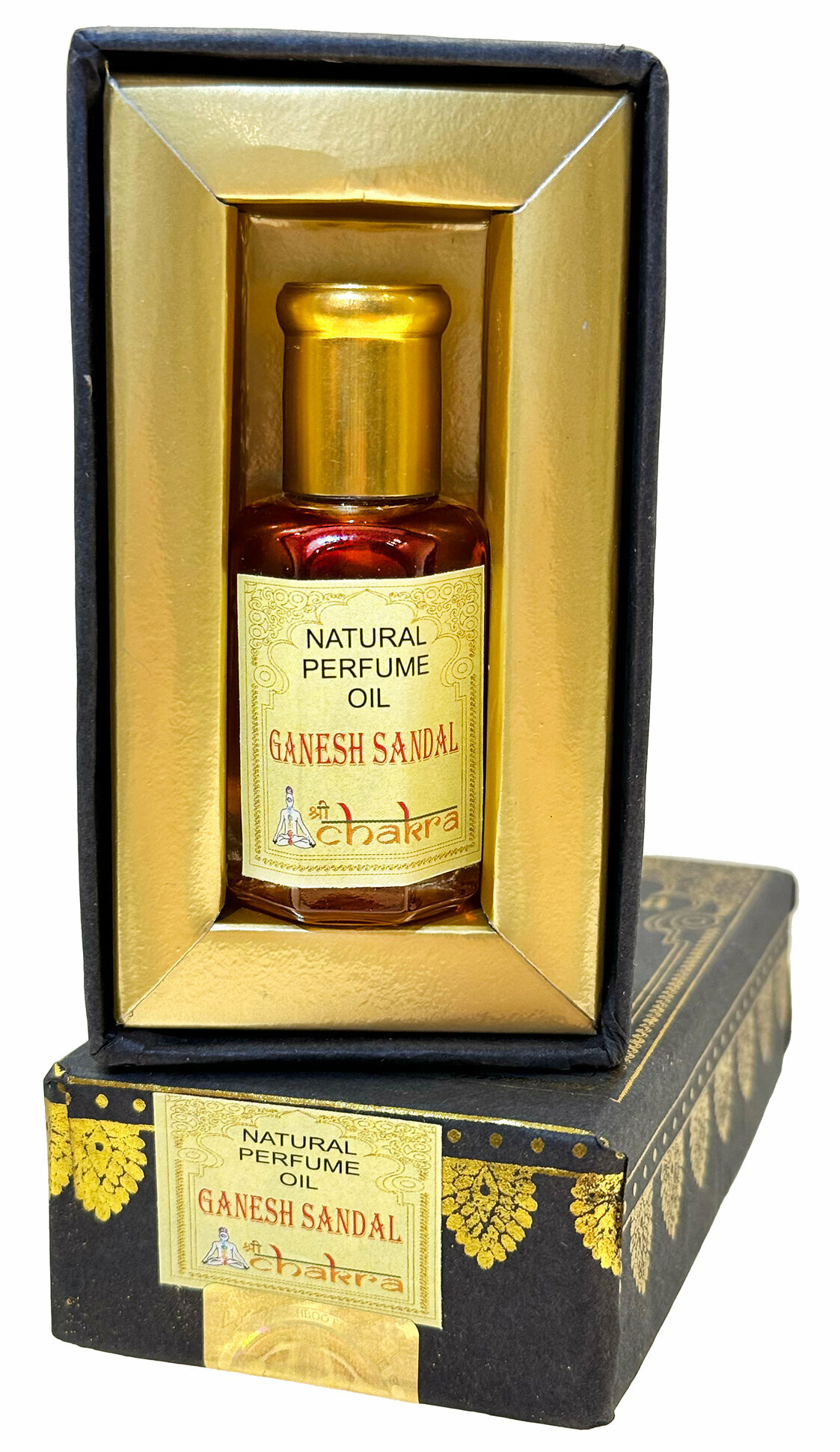 Масло эфирное Ганеша Сандал, Ganesh Sandal Chakra Perfume, 10 мл