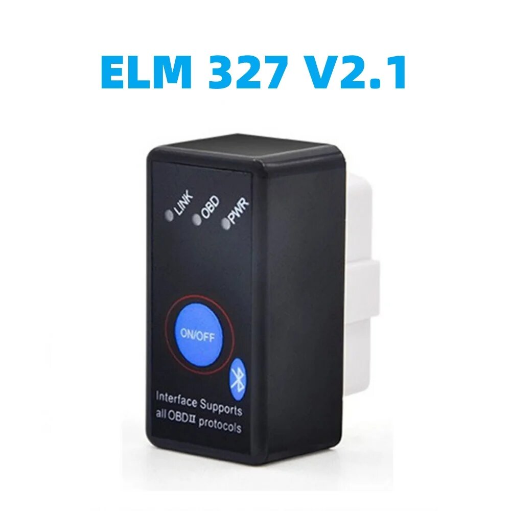 Кнопка Elm327 Bluetooth OBD2 V1.5 Переключатель Elm327 V1.5 OBD2 Автомобильный диагностический инструмент Сканер Elm-327 Адаптер OBDII Автоматический диагностический инструмент