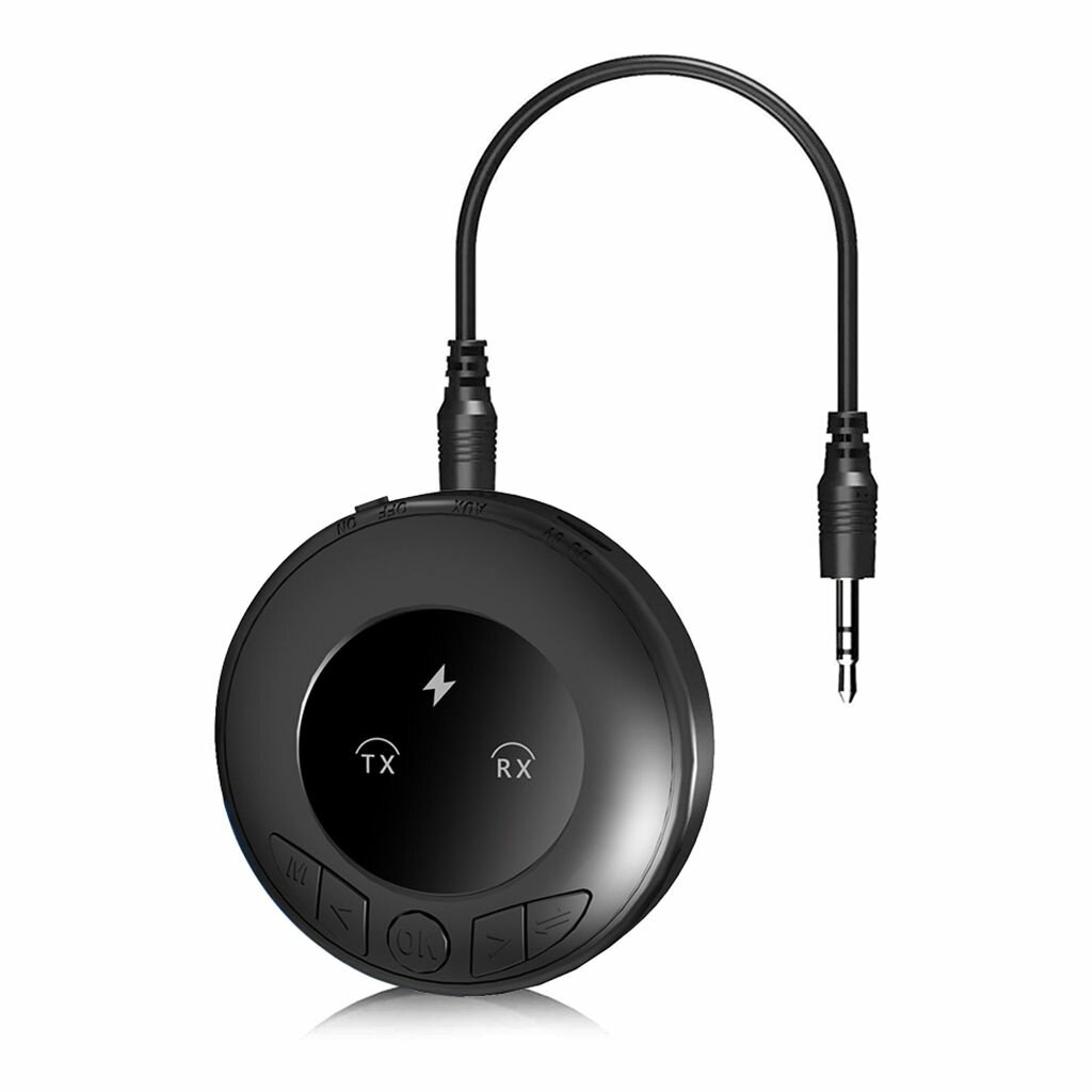 Беспроводной Bluetooth-совместимый передатчик-приемник 5.0 с аккумулятором емкостью 250 мАч Порт для зарядки Micro USB AUX