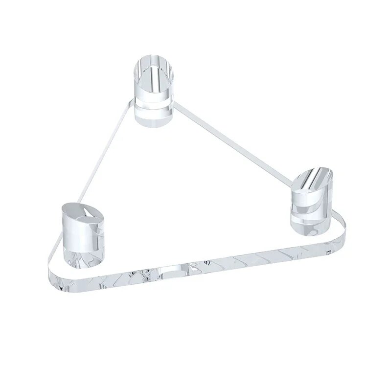 Держатель для мячей из акрила Белый, triangle 1pc