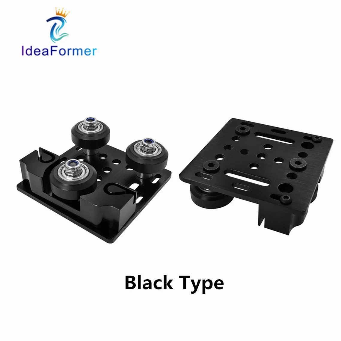 Алюминиевая пластина для Y-оси IdeaFormer V-Slot 2020 черный