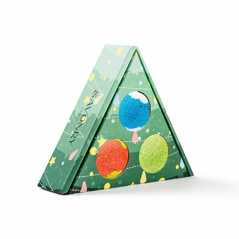 Набор бомбочек для ванны Savonry, гипоаллергенные, без сульфатов, 3 шт.