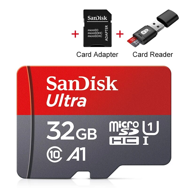 SanDisk Minicard Micro SD карта памяти 32/64/128/256 ГБ 32 ГБ