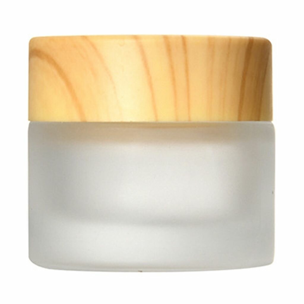 Бутылка для крема с крышкой Woodgrain Матовая бутылка для крема