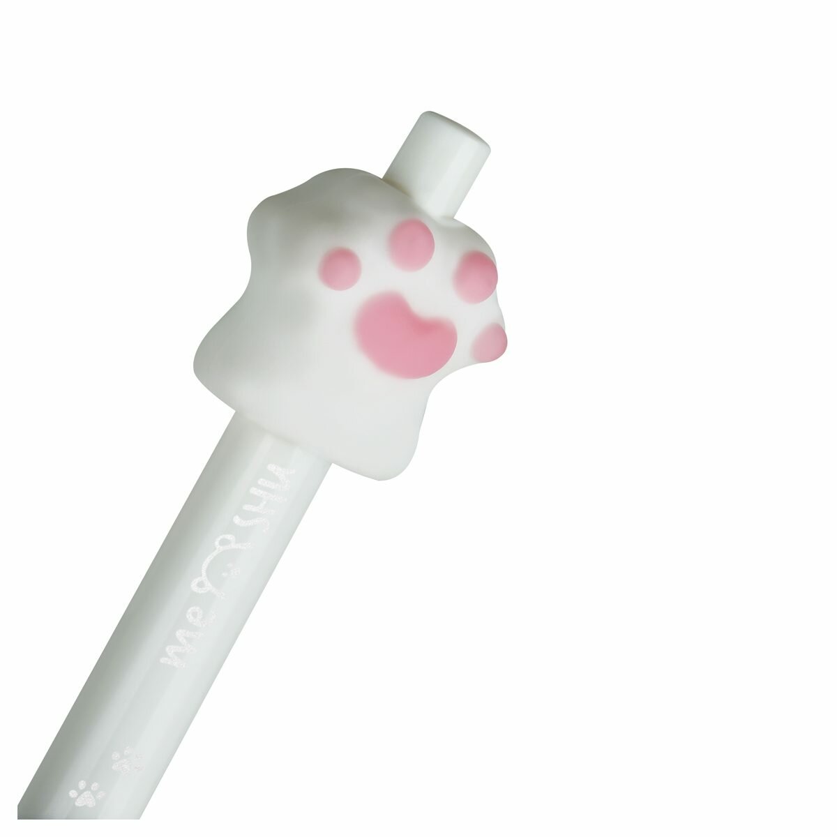 Ручка шариковая автоматическая MESHU Nice paw (0.5мм, синяя, корпус цветной, с топпером) (MS_52364), 14шт.