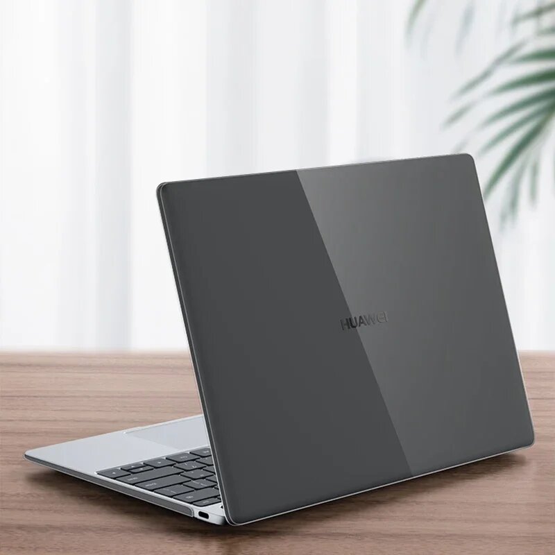 Прозрачный чехол для ноутбука pwtukn для Huawei MateBook, Honor MagicBook MateBook 16, Glossy Black
