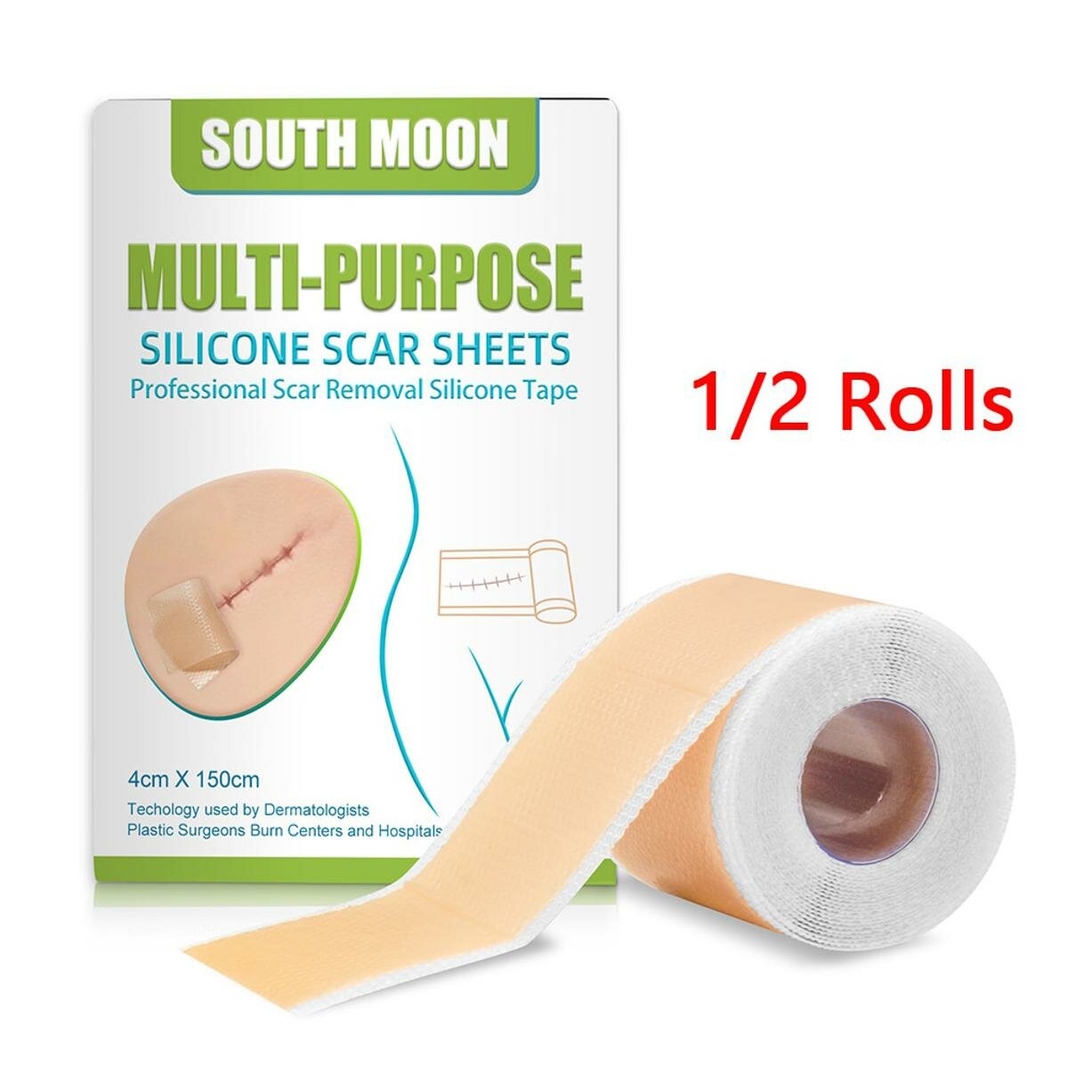 Силиконовые гелевые пластины для удаления шрамов - терапевтический пластырь для лечения акне, травм и шрамов от ожогов