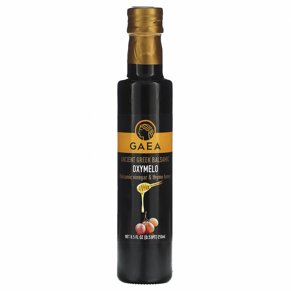Gaea, Ancient Greek Balsamic, OXYMELO, бальзамический уксус и чабрец, 250 мл (8,5 жидк. унц.)