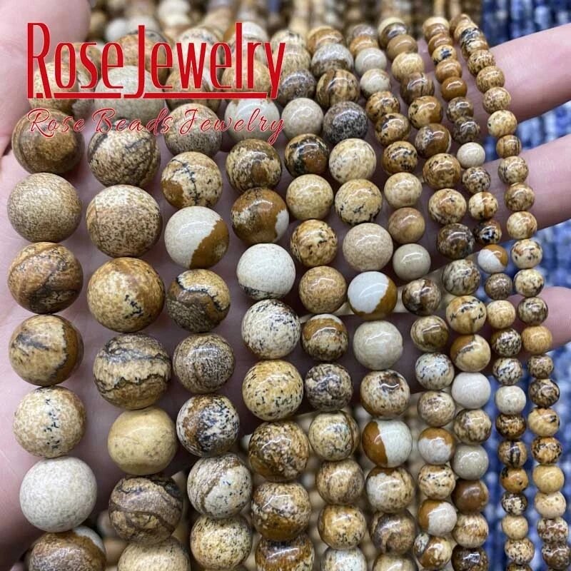 Бусины из оникса и агата Rose and Beads 4-12 мм 8mm 46pcs beads, Picture