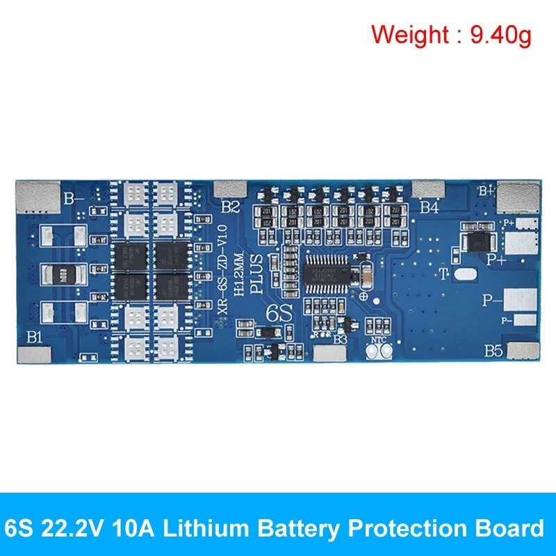 DIYTZT 6S BMS Литий-ионный регулятор напряжения 1PCS, 6S 10A