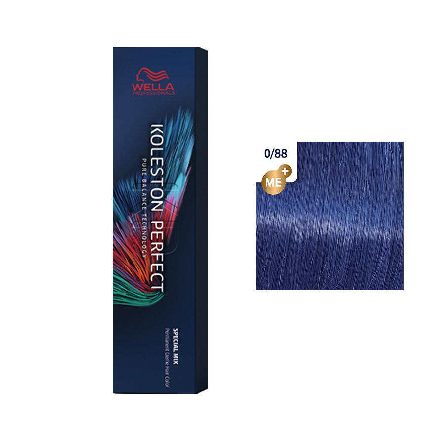 Wella Koleston Perfect ME+ 0/88 - Стойкая краска синий интенсивный 60 мл