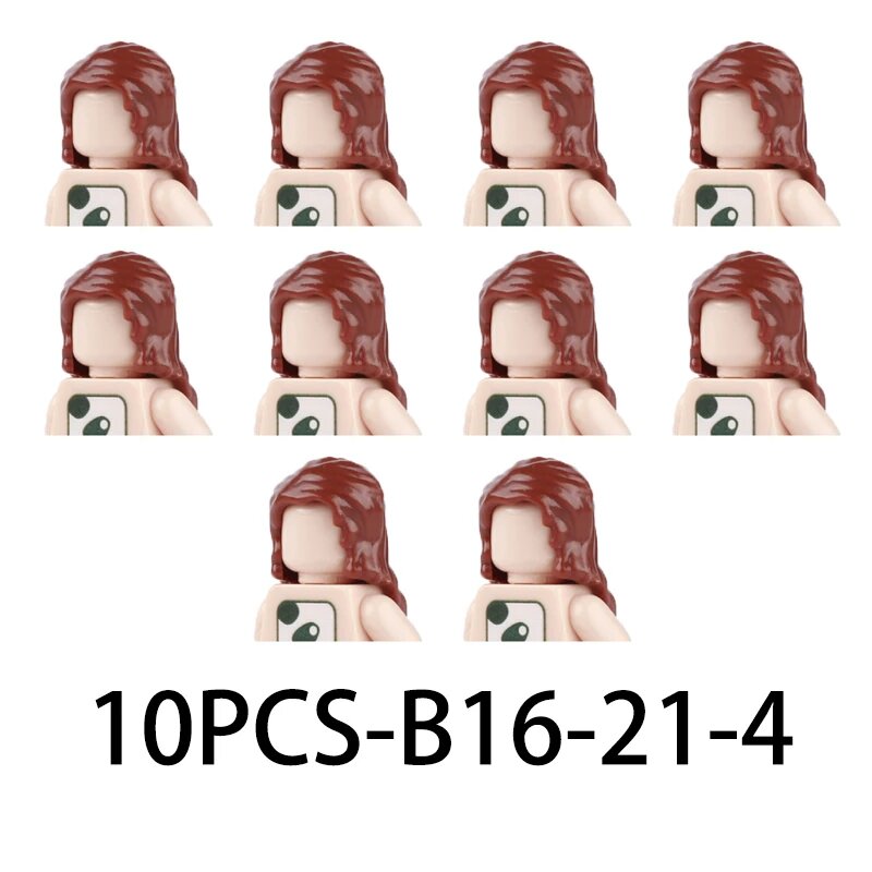 10 шт. женские детали для конструктора, Цвет: 10PCS-B16-21-4