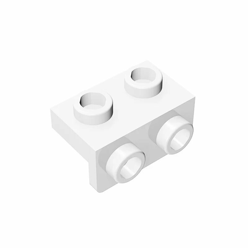 Белый кронштейн LEGO 1x2, 10 шт, 99781