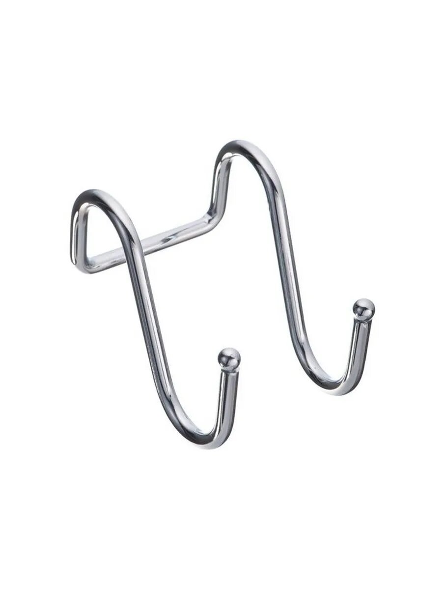 Крючок на рейлинг двойной R-KR-A хром
