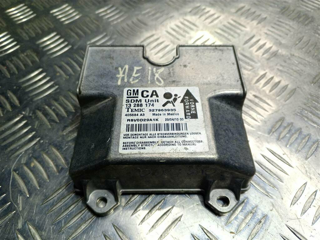 Блок управления SRS (AIR BAG) Б/У для Opel ASTRA H (2004—2007) 13288174