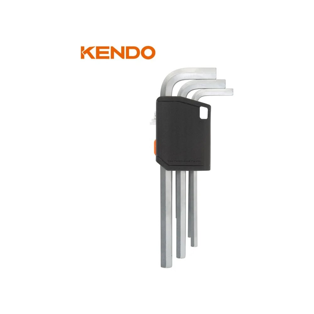 Набор длинных имбусовых ключей KENDO 9 шт. 20732, Параметры товара указаны в таблице технических характеристик