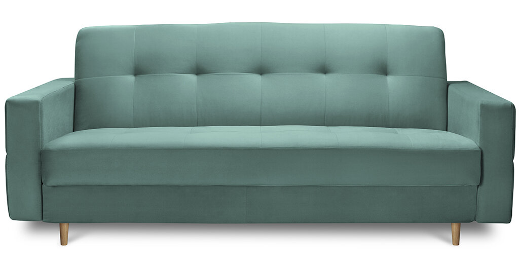 Диван-кровать Любава, 221х95х100 см, механизм Книжка, диван раскладной, с ящиком для белья. Гарантия 18 месяцев