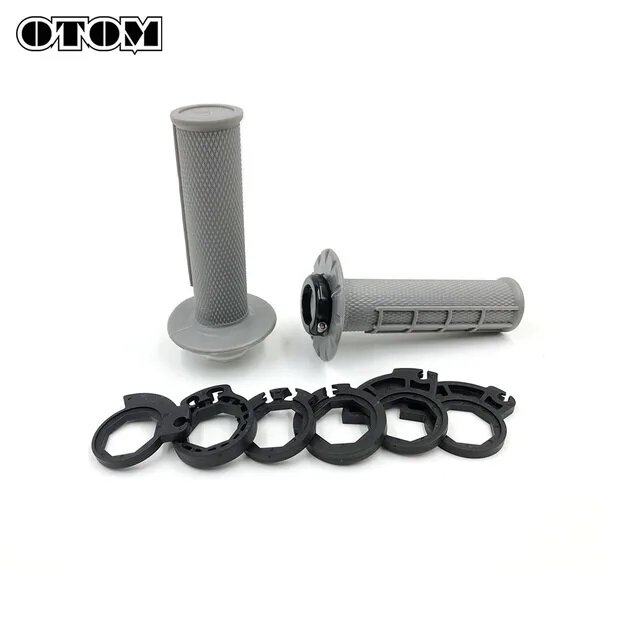 Ручки руля (грипсы) LOCK-ON OTOM G2, серый