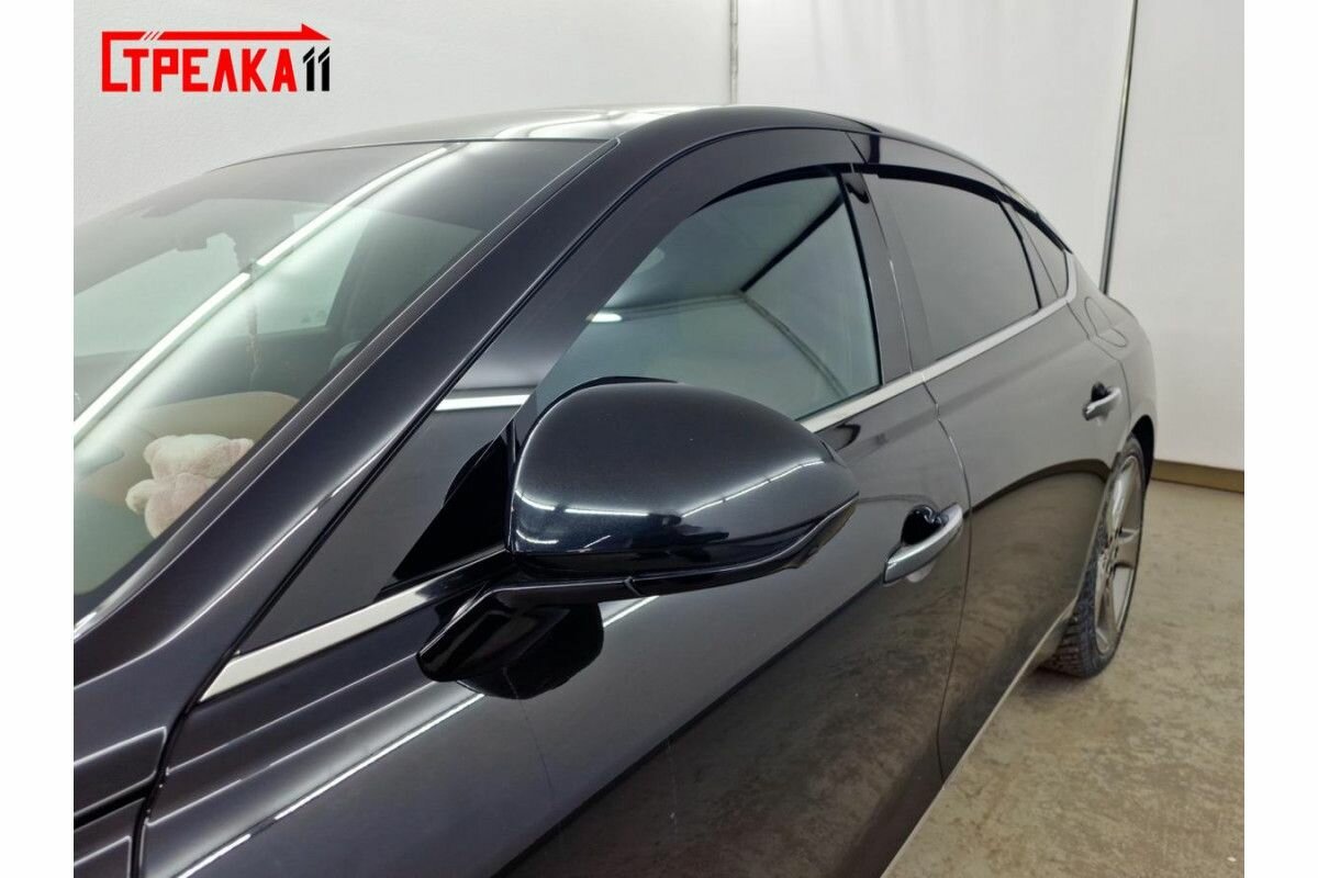 GENESIS G80 2020-2022 - 2D Дефлекторы окон черные