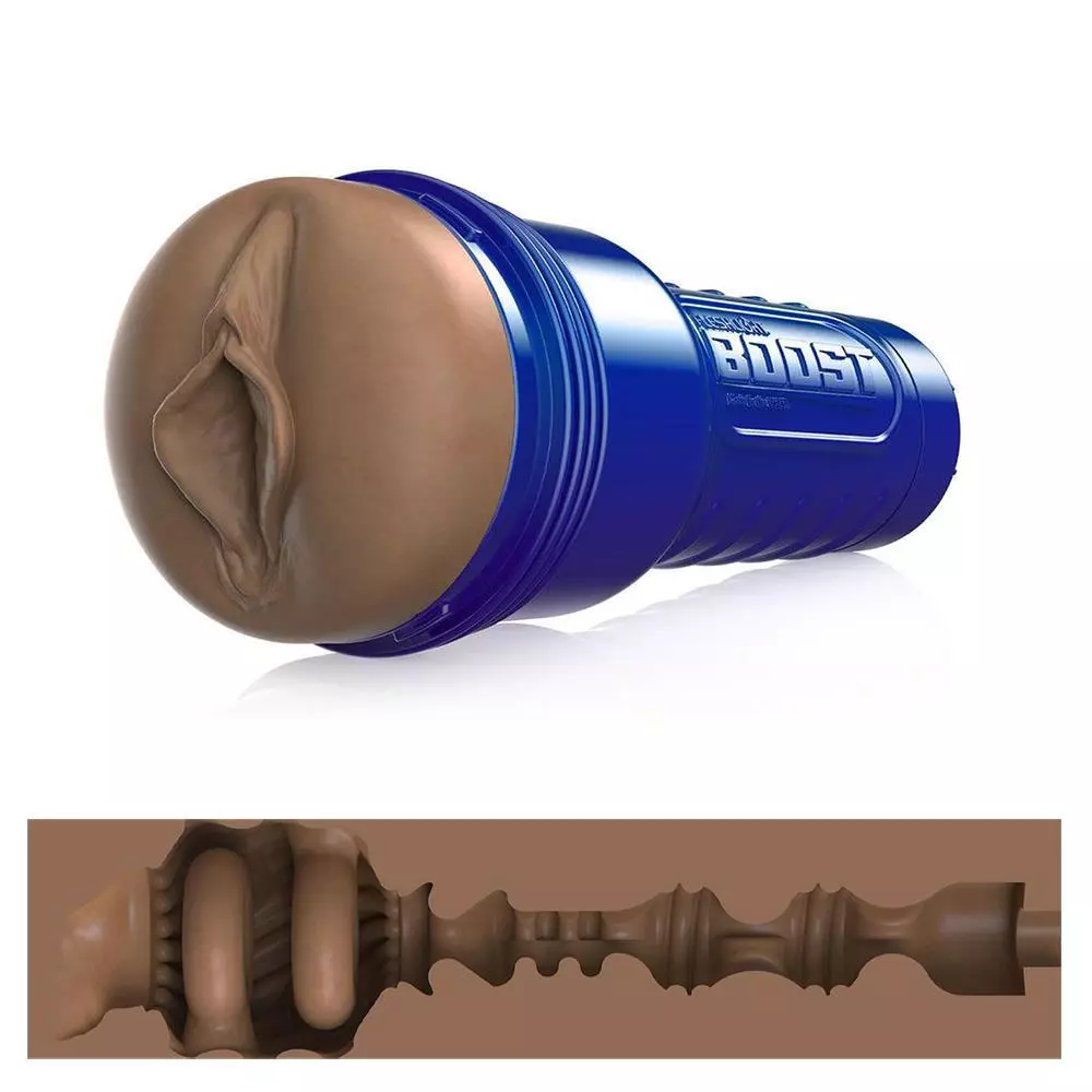 Мастурбатор Fleshlight Boost Bang коричневый - вагина (11352)