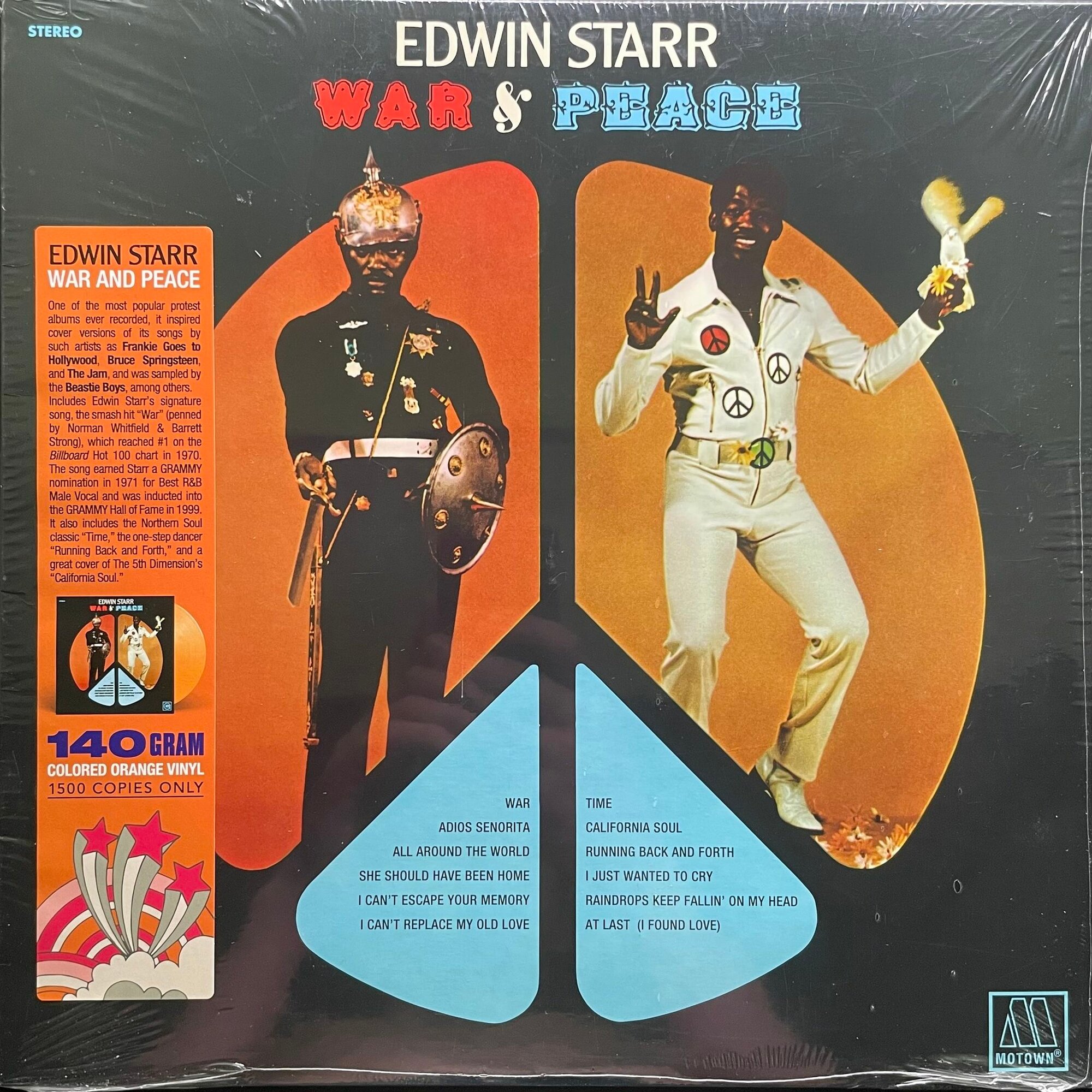 Виниловая пластинка Edwin Starr - War And Peace (США 2022г.)