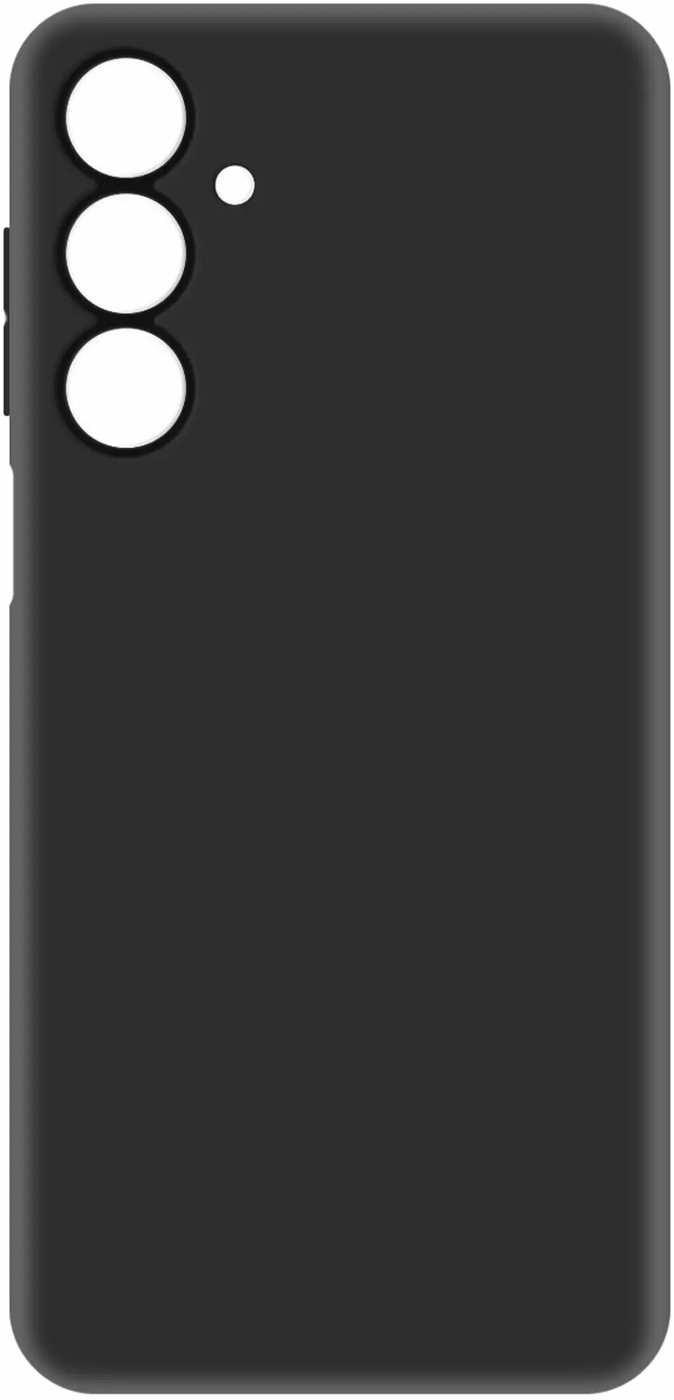 Клип-кейс KRUTOFF Soft Case для Samsung Galaxy A16 черный 576861