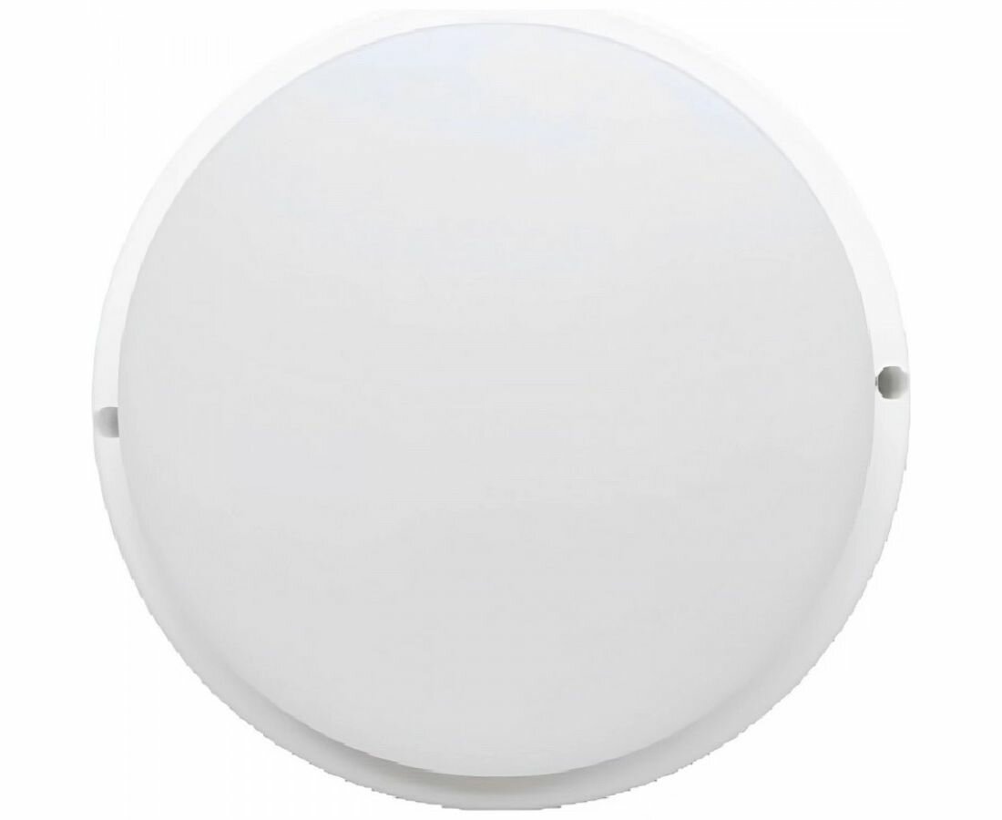 Ecola светильник ЖКХ светодиод. 24W 6500K 6K Круг 210x45 с датч. движ. мат. бел. IP65 ДПП DMRD24ELC