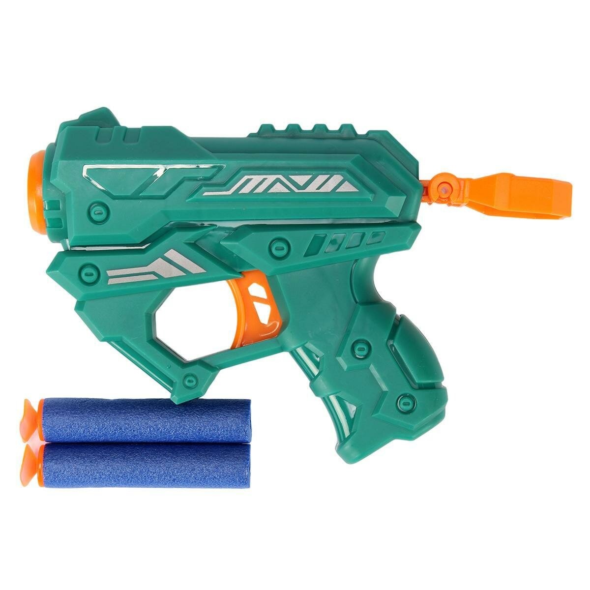 Пистолет с мягкими пулями 'Mini Gun', зеленый, длина 14.5см, для детей от 6 лет