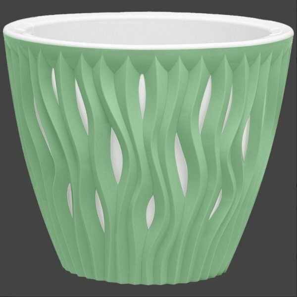 Кашпо "Вдохновение" (5,7л.) Цв. Мята (Арт. КШ-8658)