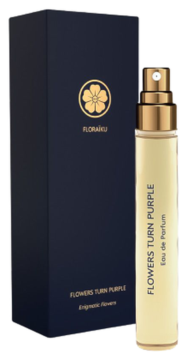 Парфюмерная вода Floraiku Flowers Turn Purple, объем 10 мл, аромат унисекс, рефилл