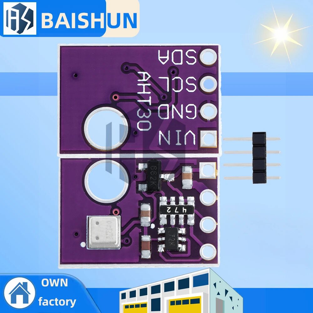 Датчик температуры и влажности AHT30 Baishundianzi