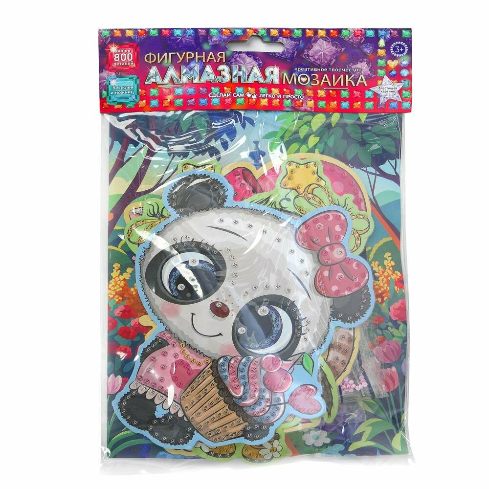 Алмазная мозаика фигурная (3 фигурки) 15х21 см. MultiArt AMF-122282