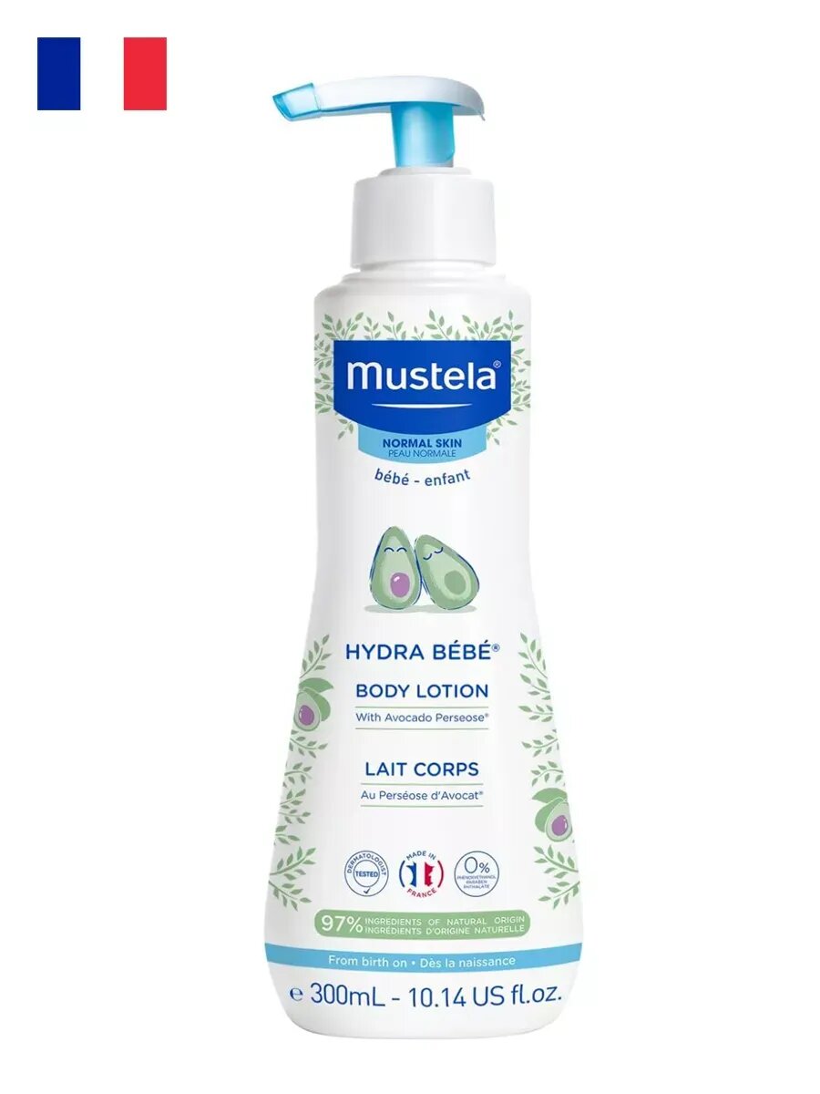Mustela Hydra Bebe Лосьон увлажняющий для детей с рождения 300мл