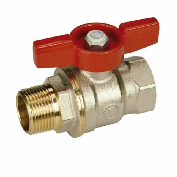 Кран шаровой Giacomini Dado полнопроходной 3/4" ВР-НР бабочка (R914X024)