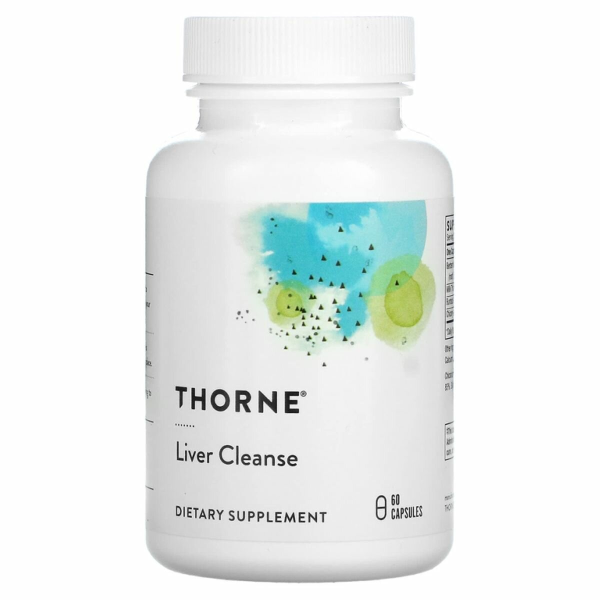 Thorne Research Liver Cleanse, поддержка работы печени, 60 капсул