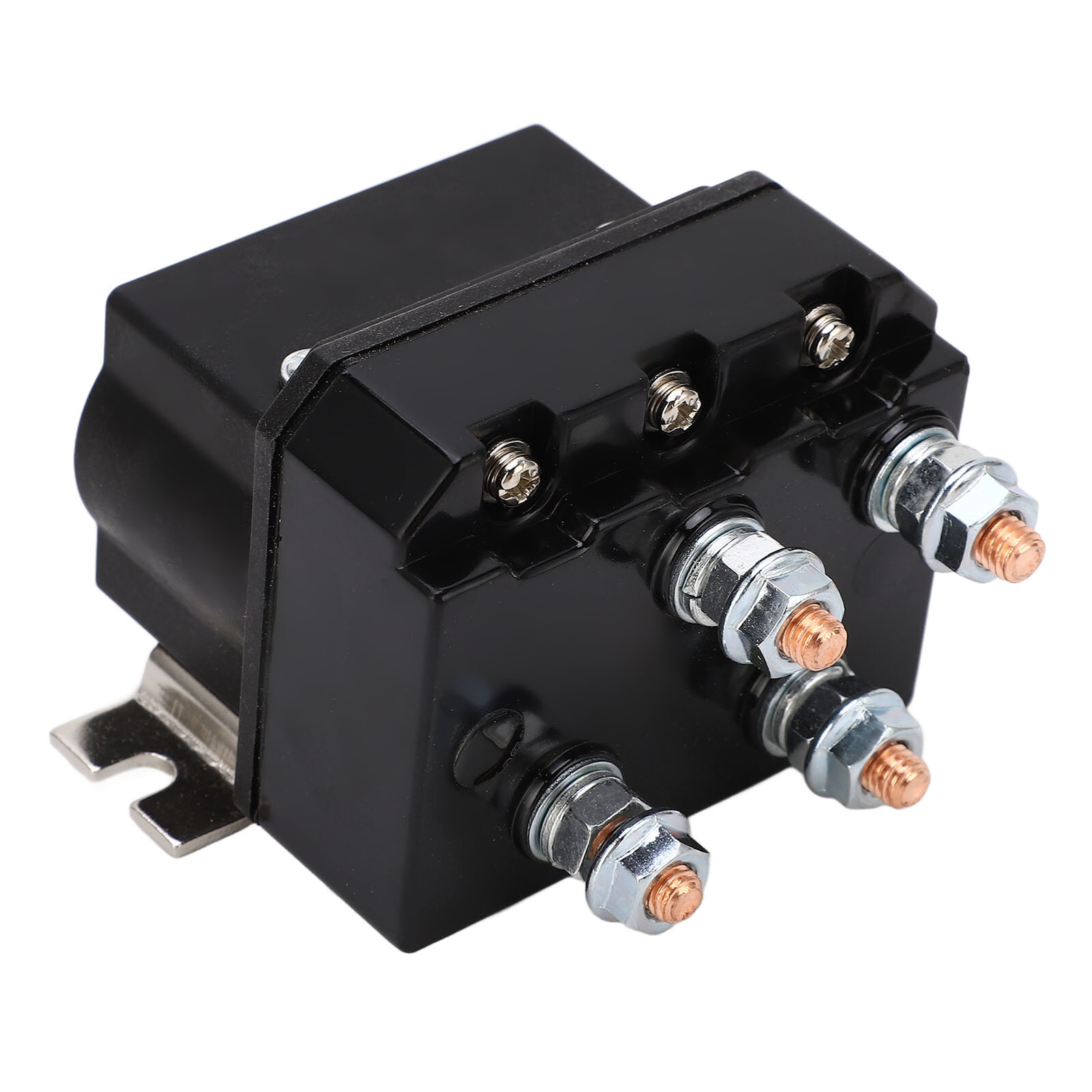 Реле электрической лебедки, 250 А, корпус из АБС-пластика, водонепроницаемый медный контакт, латунная катушка, контактор реле лебедки, 12 В постоянного тока