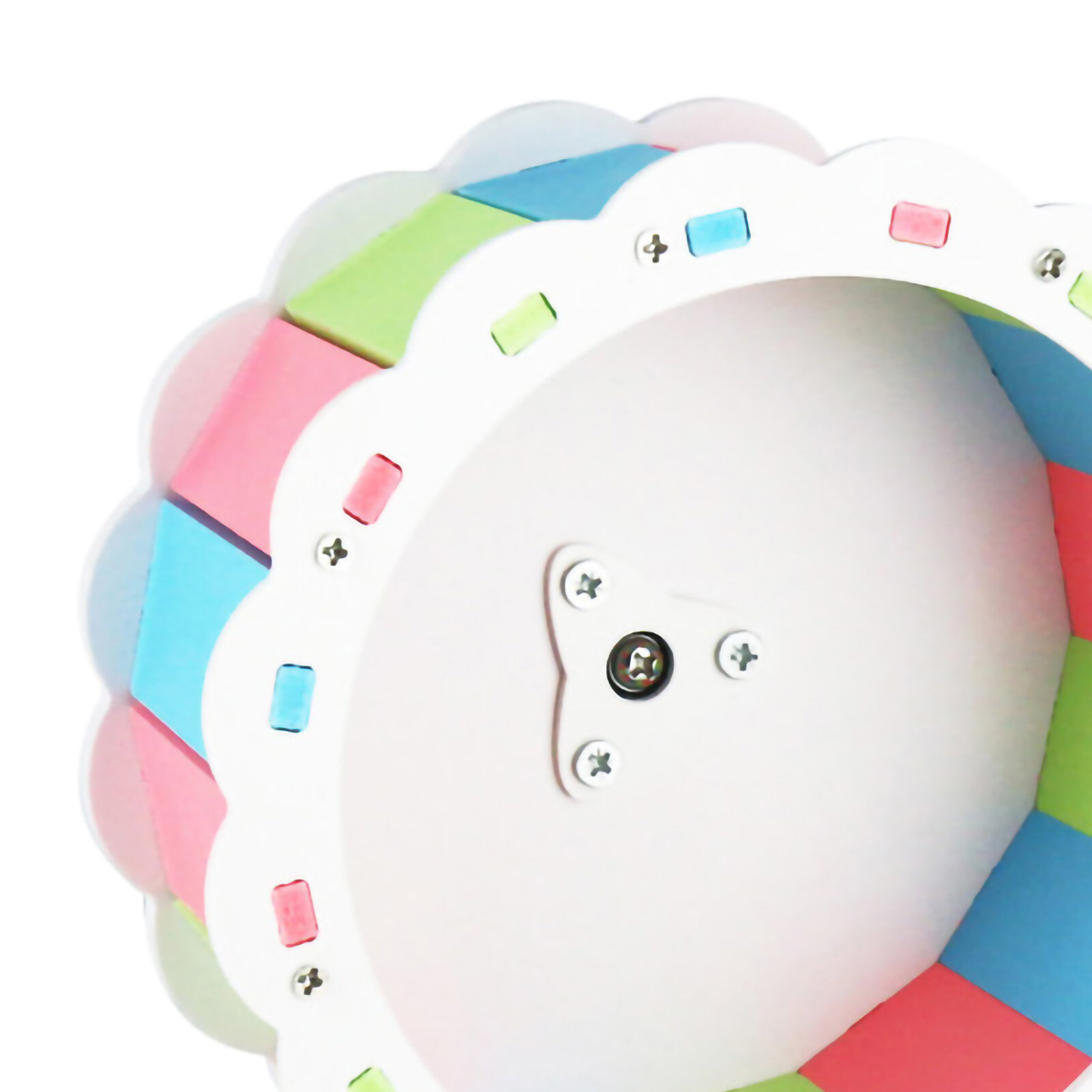 Колесо для хомяка Бесшумное колесо в форме подсолнуха из ПВХ в сборе Беговое колесо для домашних животных Спортивные колеса для домашних животных Три цвета: небесно-голубой, розовый сакура и зеленый яблочный цвет 13 см/5,1 дюйма