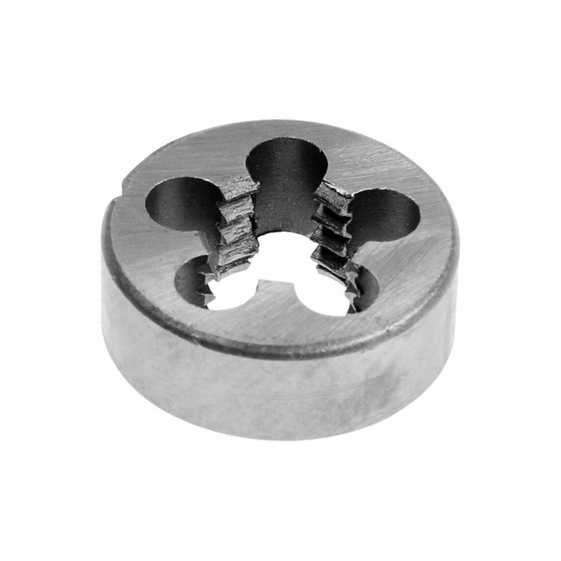 Плашка дюймовая тундра, размер 1/2", металл, направление резьбы - правая