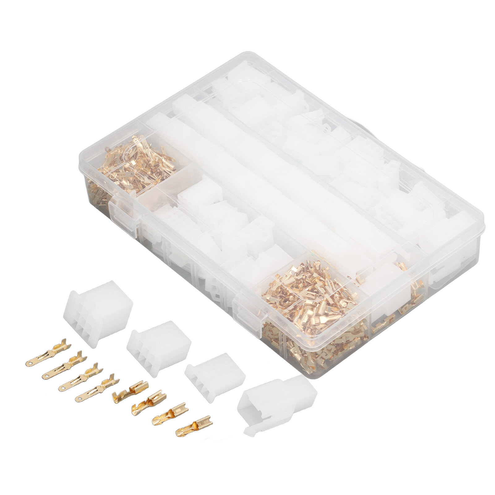 580 шт. Набор клеммных разъемов, медный обжимной разъем, пластиковый блок для проводки